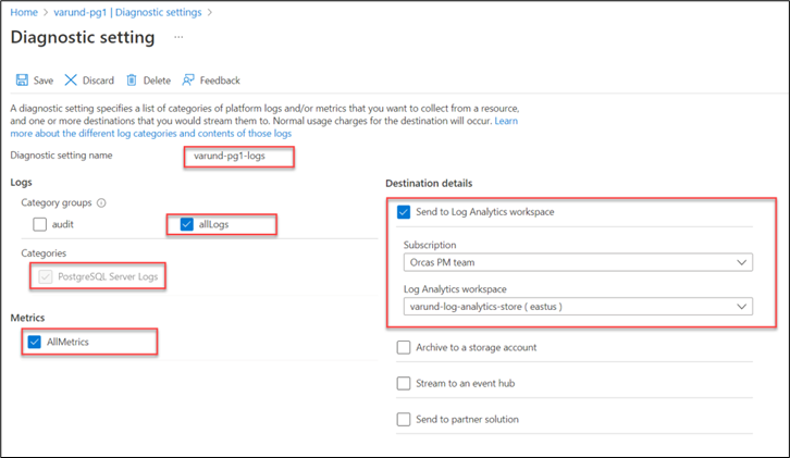 How to check logs for Azure Database for PostgreSQL | Microsoft Community Hub