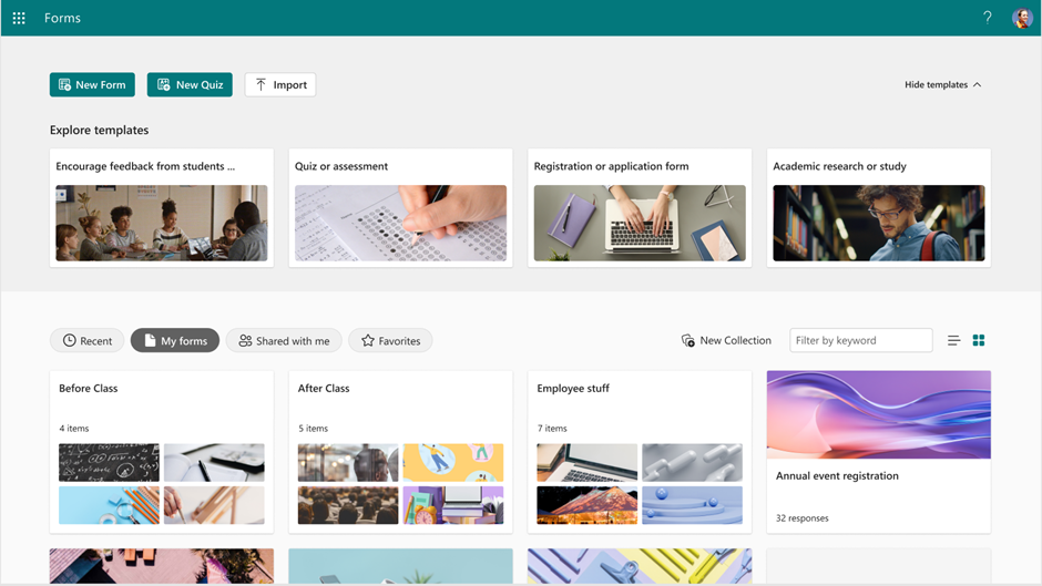 New Features In Microsoft Forms For Education September 2022