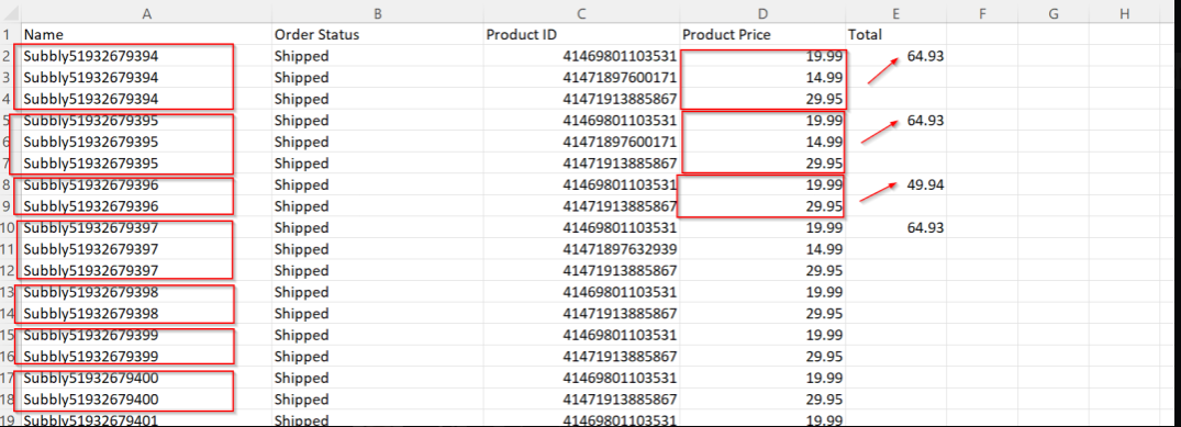 Sum Values based on same columns | Microsoft Community Hub