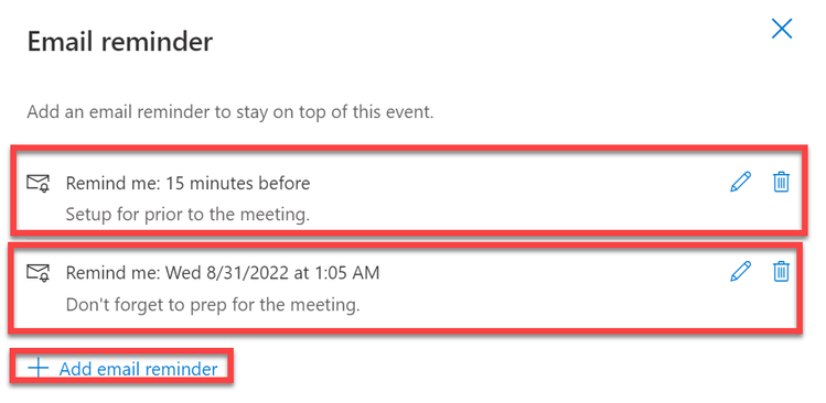 Custom + Multiple REMINDER options in Outlook | Microsoft Community Hub