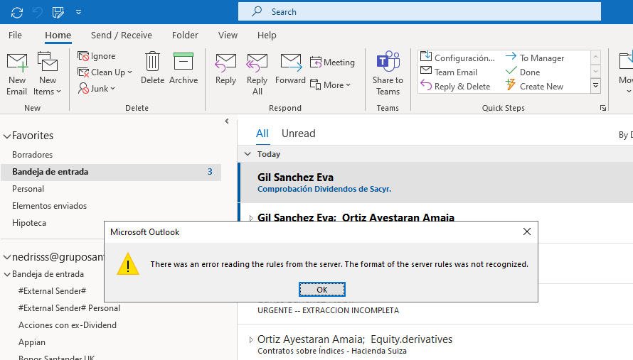 OUTLOOK WEB ACCESS RULES INCOMPATIBLE WITH OUTLOOK SOFTWARE | Microsoft ...