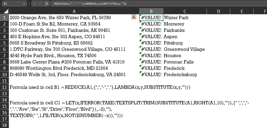Why does REDUCE Function gives VALUE Error | Microsoft Community Hub