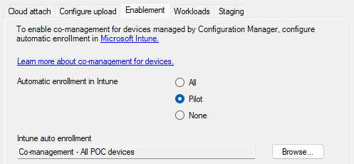 MECM co-management enrollment not working | Microsoft Community Hub