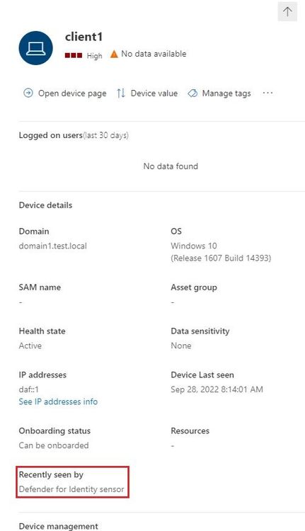 Improved Device discoverability and classification using Defender for ...