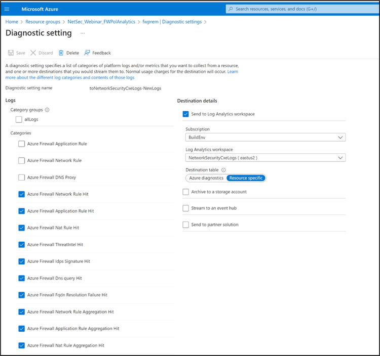 Exploring the New Resource Specific Structured Logging in Azure Firewall | Microsoft Community Hub