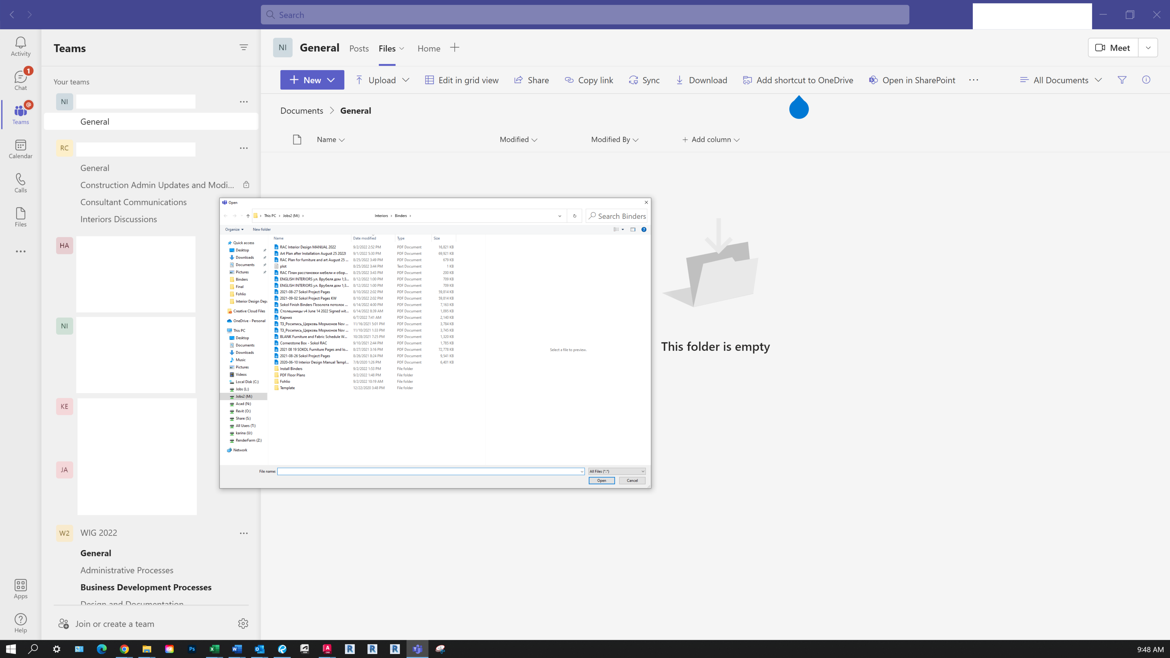 Teams Upload file window too small | Microsoft Community Hub