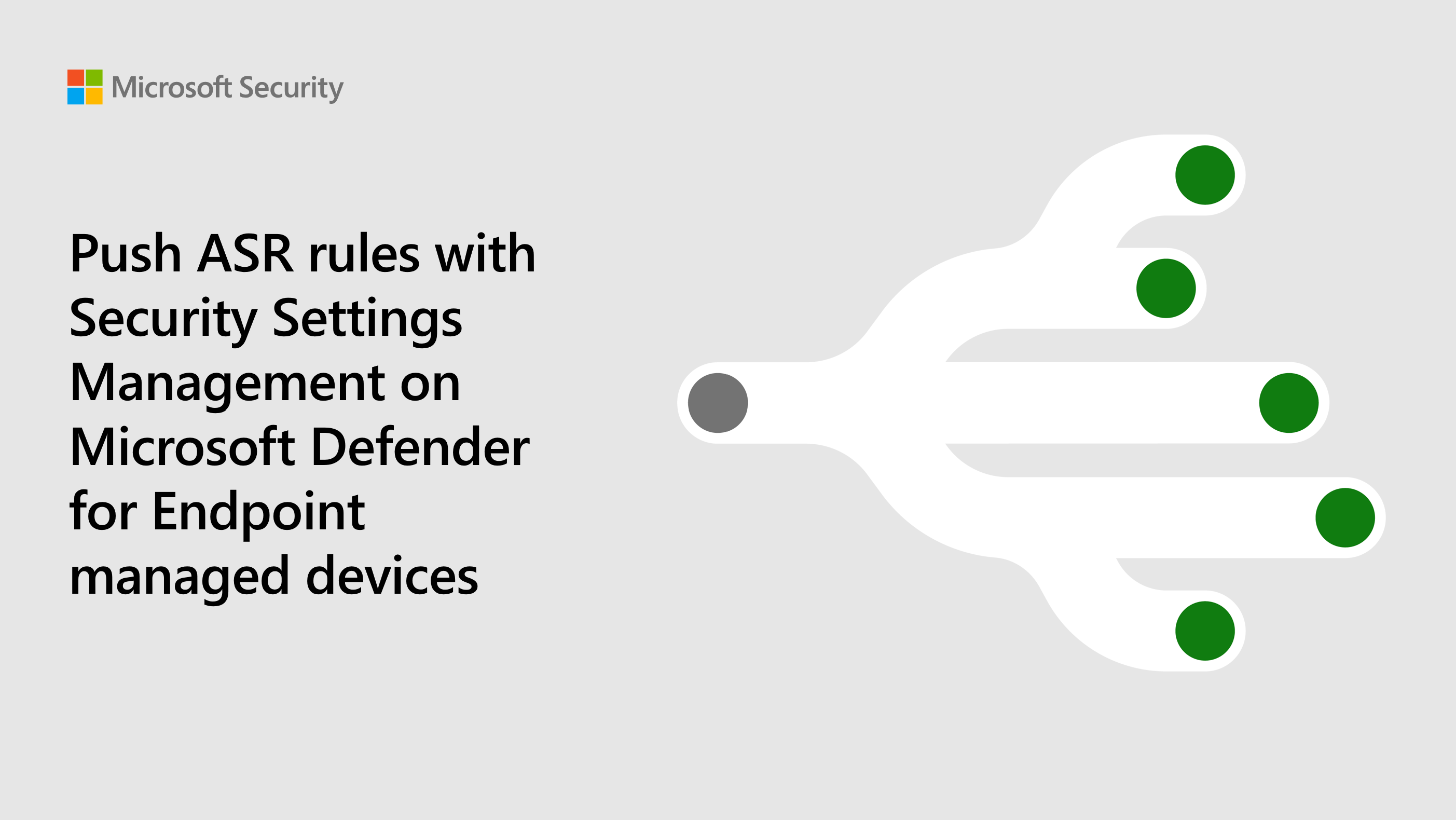 Microsoft Defender for Endpoint: Push ASR rules with Security Settings Management on managed devices