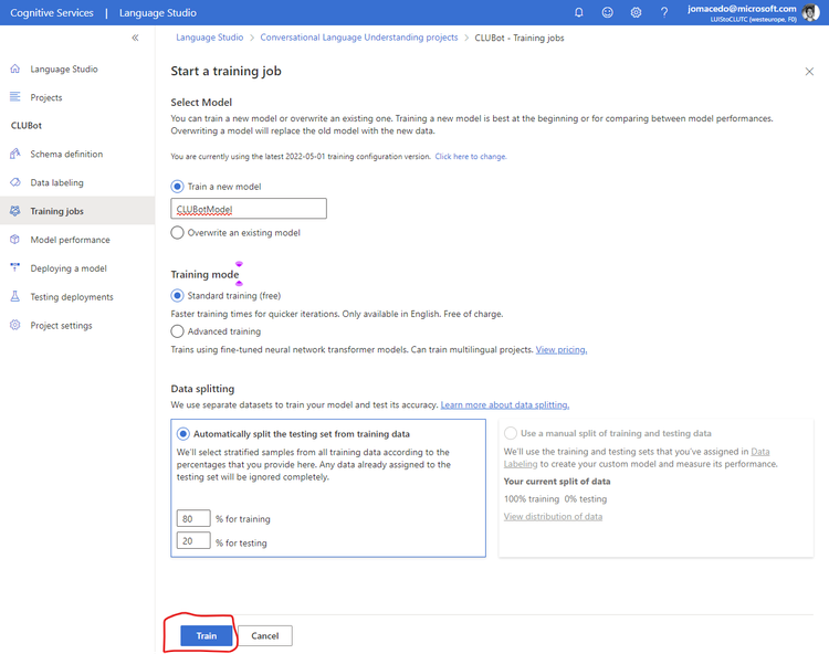 Moving from LUIS to CLU in Bot Composer Projects