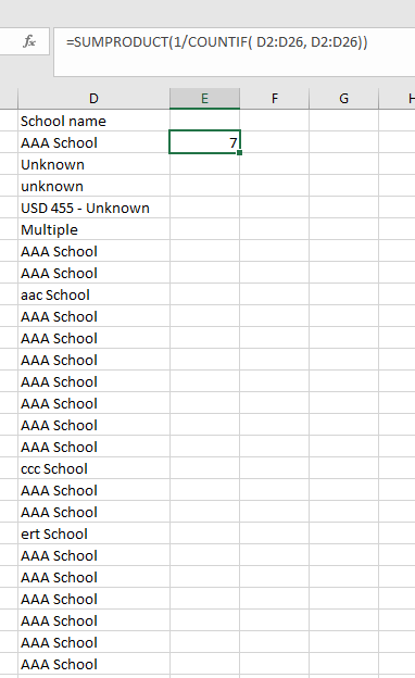 how to use sum product count unique value with more condition? Many thx in advance! | Microsoft ...