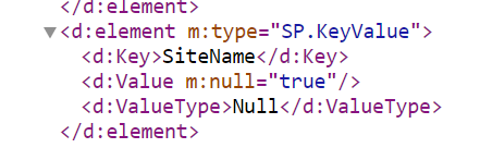 Search REST api returns NULL values for OOTB property "SiteName" | Microsoft Community Hub