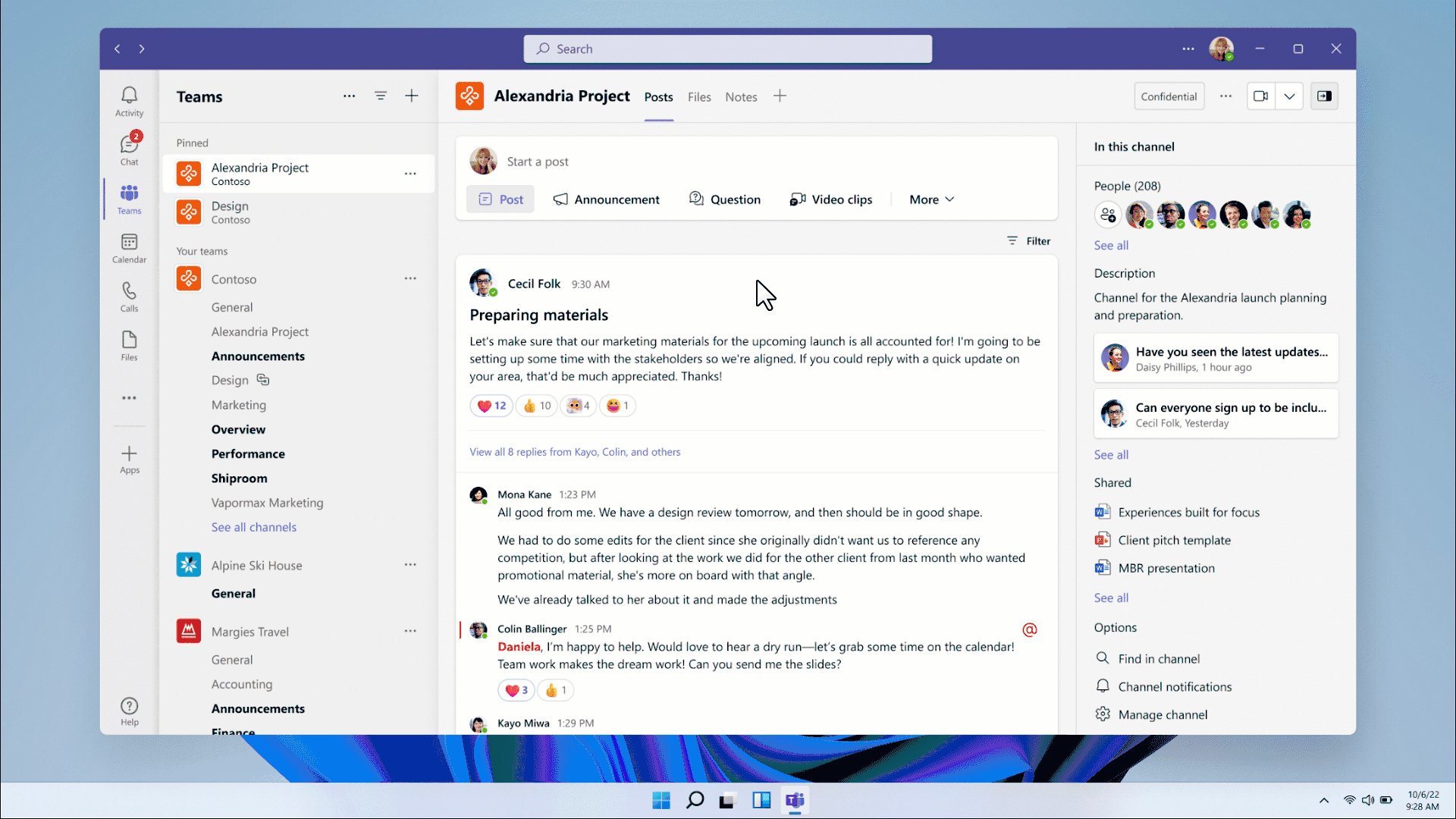 Enhance collaboration with Microsoft Teams chat and channels features ...