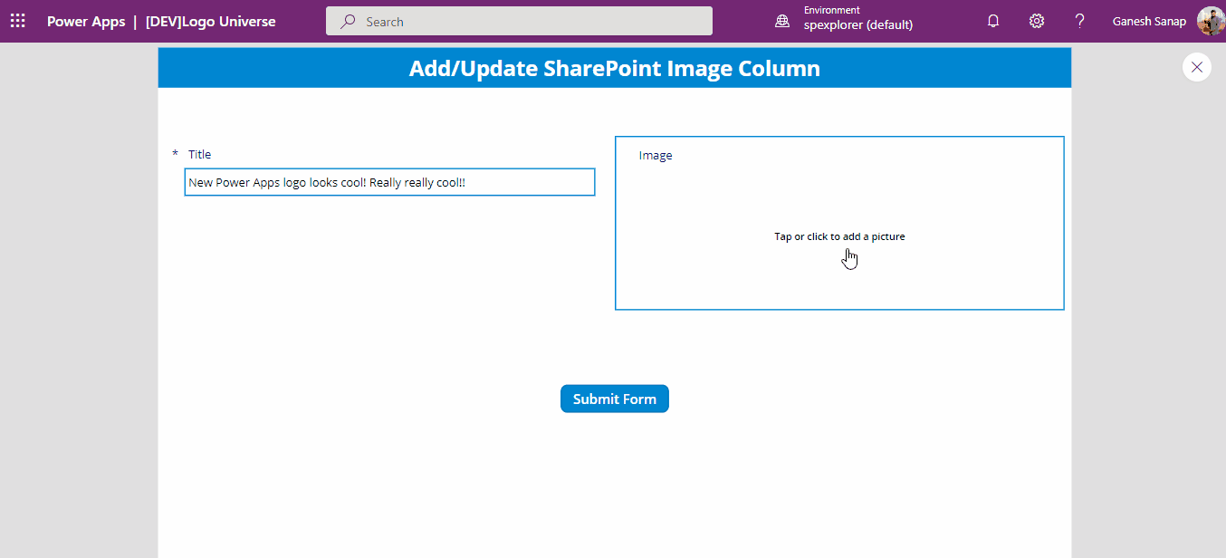Add, update, or delete images in SharePoint/Microsoft Lists using Power Apps | Microsoft ...