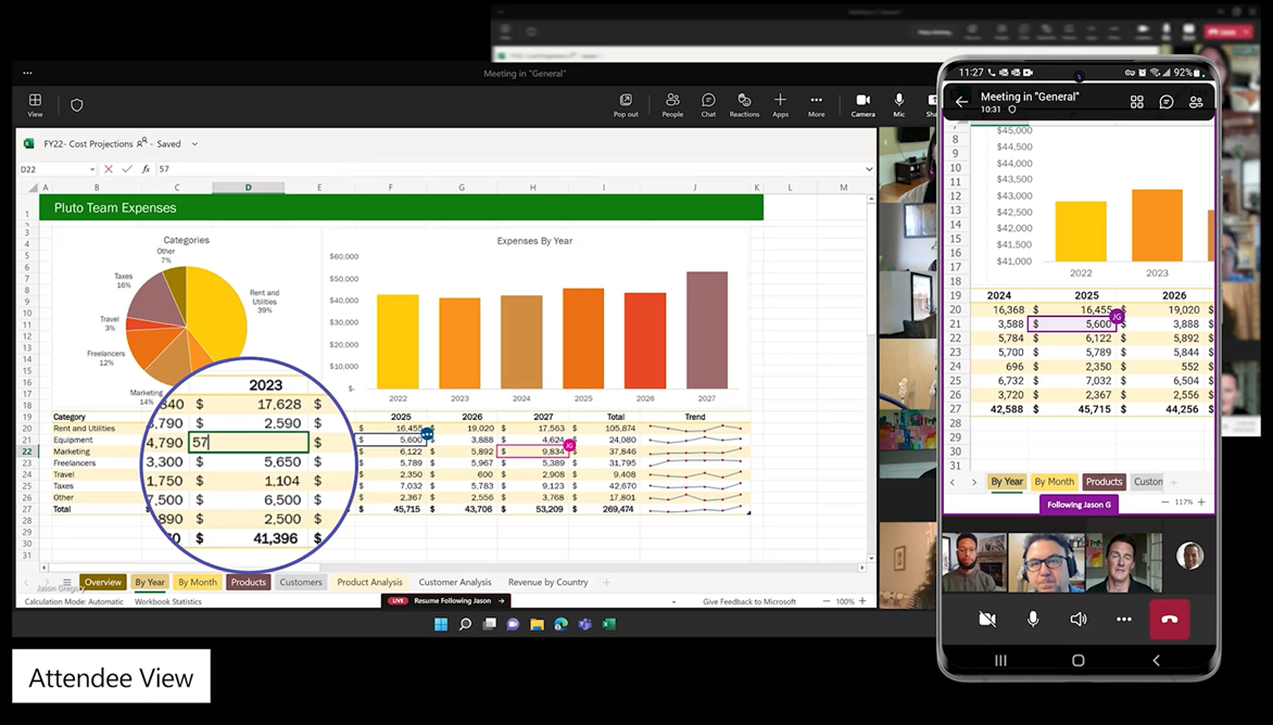 Taking screen sharing to the next level - Excel Live is rolling out ...
