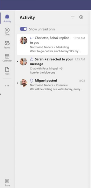 Now in public preview: Unread Toggle for Activity Feed | Microsoft Community Hub
