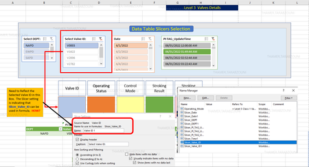 How to capture the selected value of a slicer in a formula? | Microsoft Community Hub
