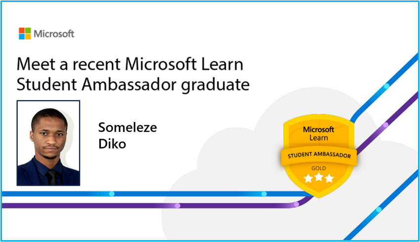 Meet a recent Microsoft Learn Student Ambassador graduate: Someleze Diko