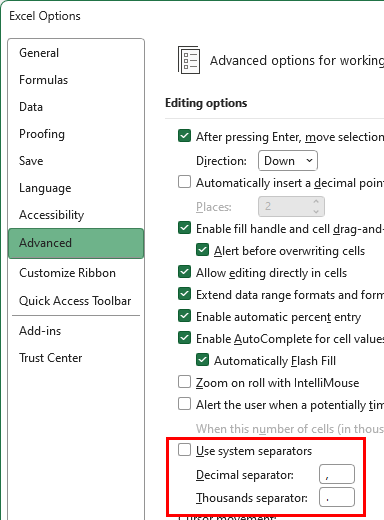Excel Does Not Recognize Number With Commas For Formulas Microsoft