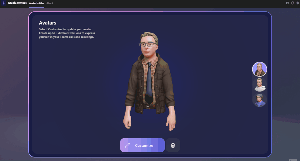 Mesh Avatars - Opening the doors of the workplace Metaverse in Teams