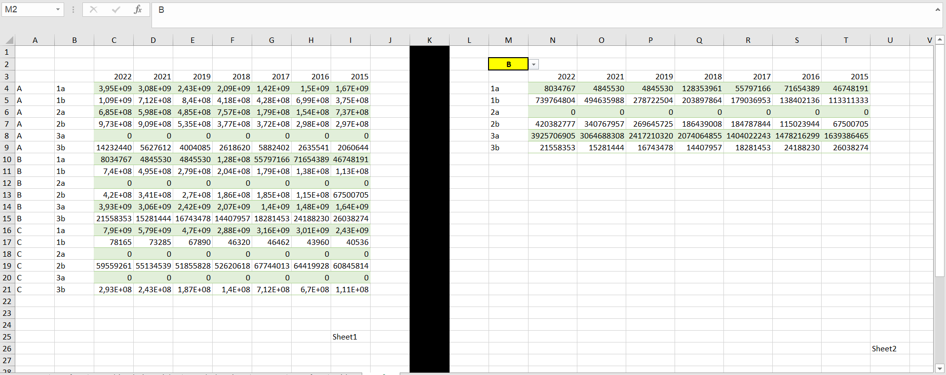 fetch the rows that match the searched value | Microsoft Community Hub