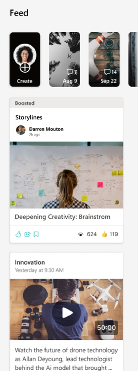 Storyline in Viva Engage and Microsoft 365 is now generally available | Microsoft Community Hub