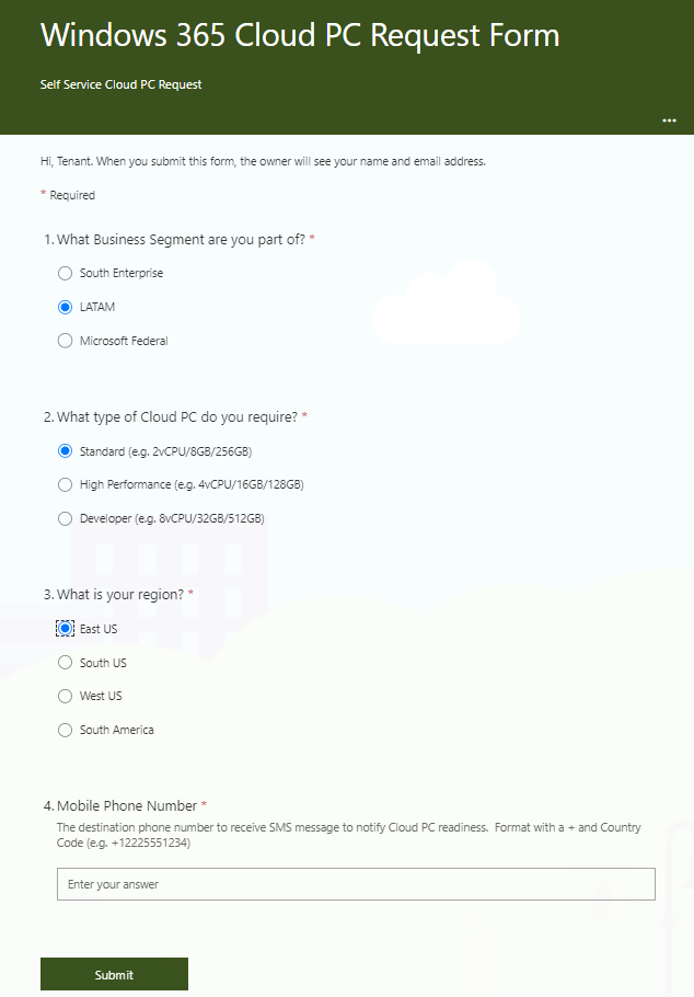 Windows 365 Cloud PC Self-Service Automated Request Process | Microsoft ...