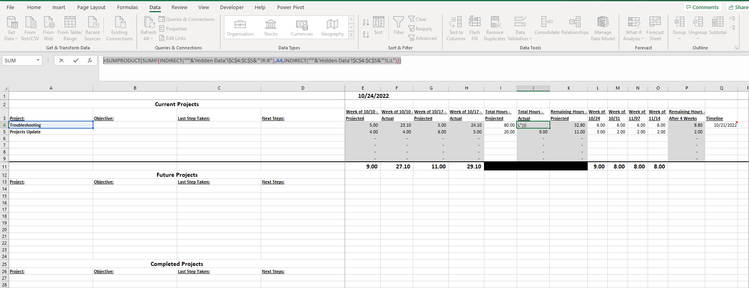 Dynamic Column Range in a Sum Across Multiple Spreadsheet Formula | Microsoft Community Hub