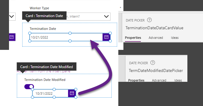One Date Picker Updates Another Date Picker Microsoft Community Hub