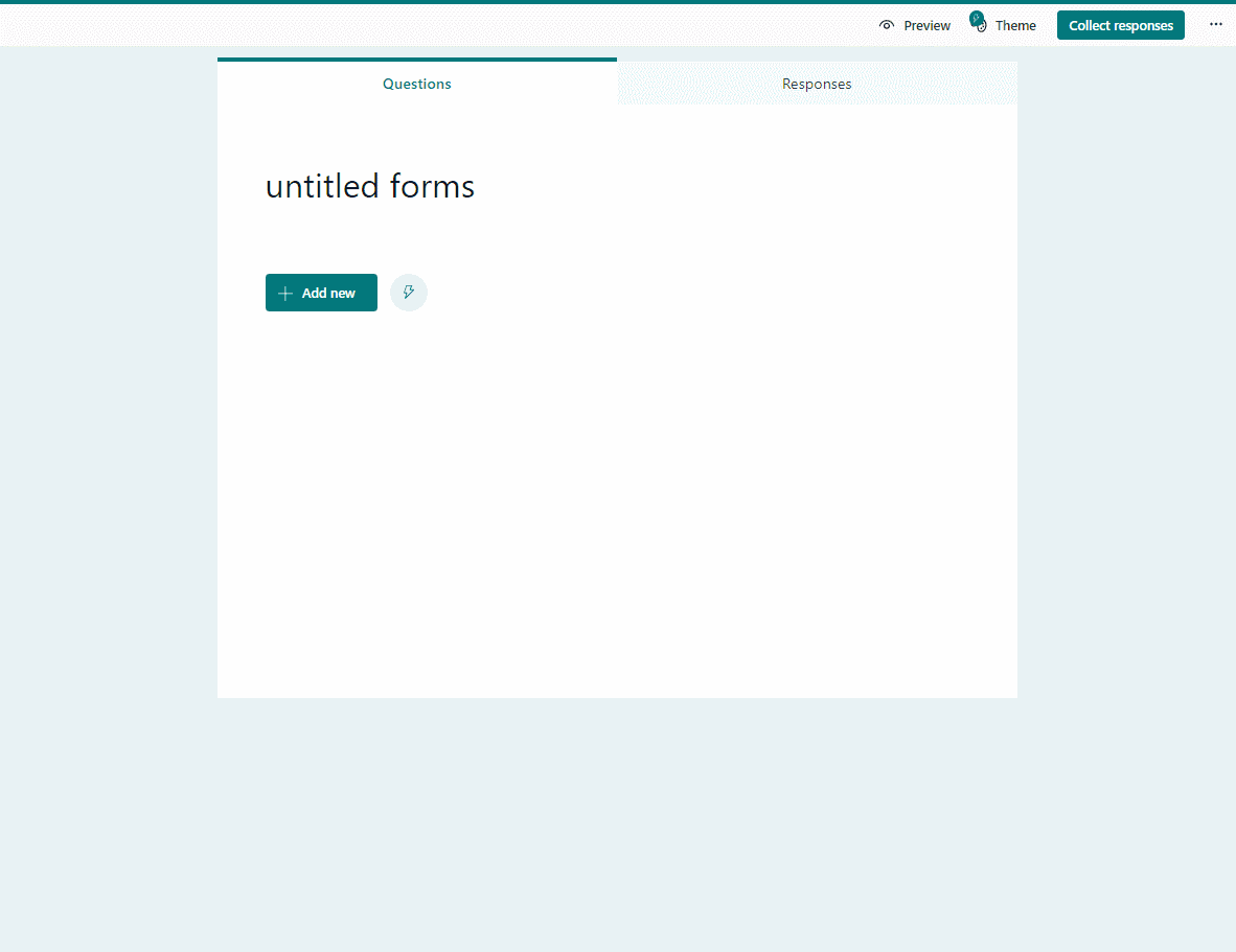 Animate Live Themes in Microsoft Forms