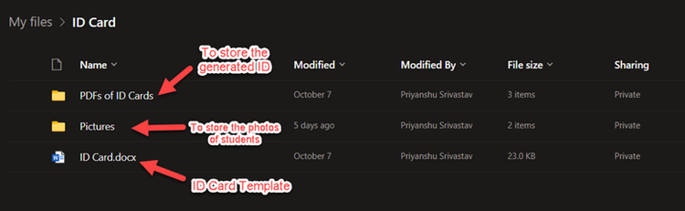 Building an Automatic ID Card Generator using Power Automate