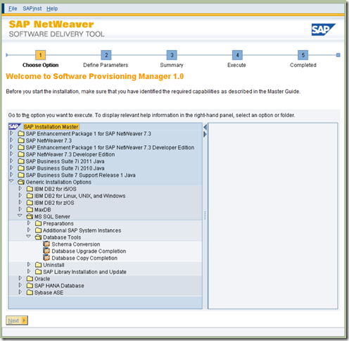 SAP Tools for MS SQL Server now part of SWPM | Microsoft Community Hub