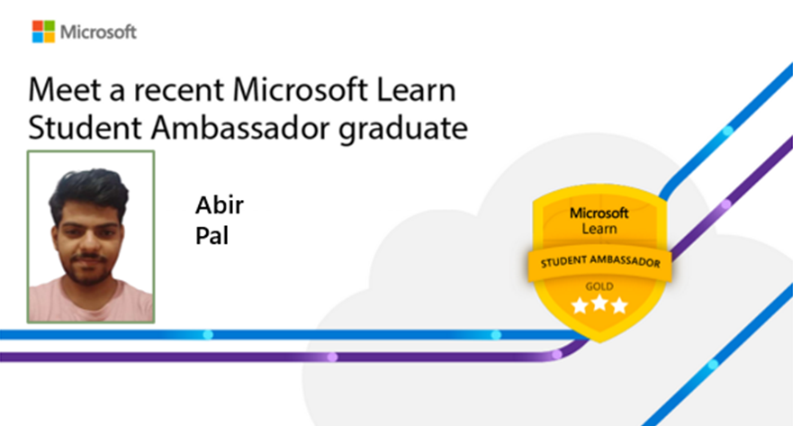 Meet a recent Microsoft Learn Student Ambassador graduate: Abir Pal
