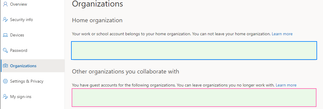 How to leave other organization without having access to it ...