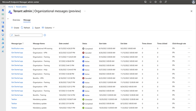 Organizational messages for Windows 11 now in public preview ...