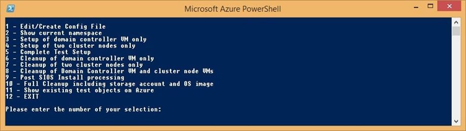Setup of WSFC with Azure Virtual Machines and SIOS Datakeeper using Azure Powershell | Microsoft ...