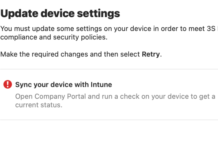 Sync your device with Intune issue, mac, not compliant | Microsoft Community Hub