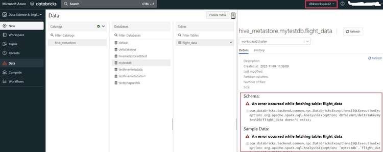 Sharing Metadata Across Different Databricks Workspaces Using Hive External Metastore ...