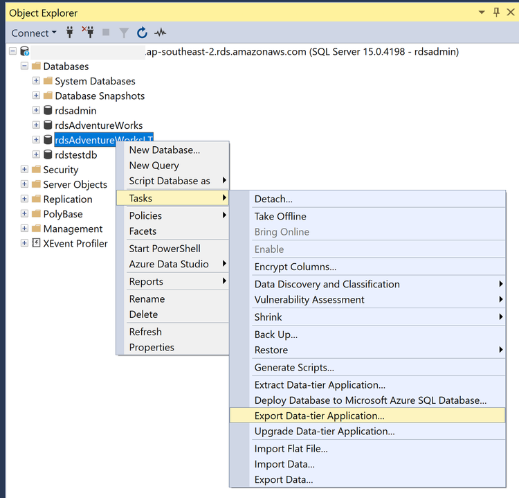 Migrate databases from Amazon RDS for SQL Server to Azure SQL Database – Part 1 | Microsoft ...