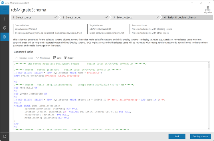 Migrate databases from Amazon RDS for SQL Server to Azure SQL Database – Part 1 | Microsoft ...