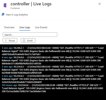 Kubernetes Nginx Ingress Controller Logs | Microsoft Community Hub