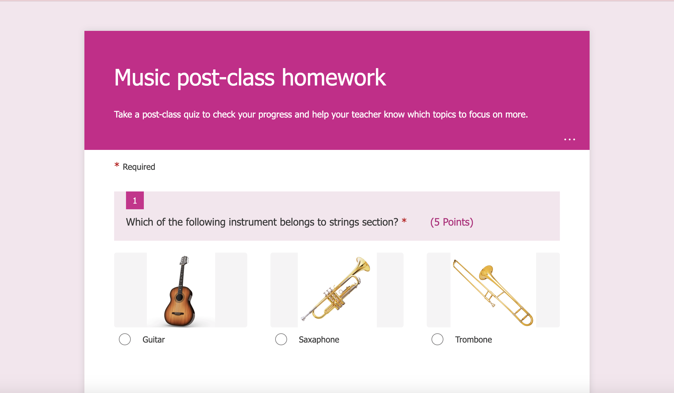 Image as choice in Microsoft Forms | Microsoft Community Hub