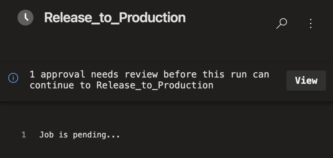 Job is pending, waiting for approval, then become skipped | Microsoft ...