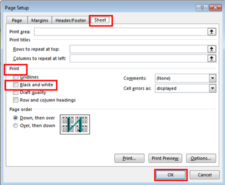How to enable color Printing in Excel | Microsoft Community Hub