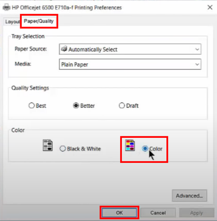 How to enable color Printing in Excel | Microsoft Community Hub