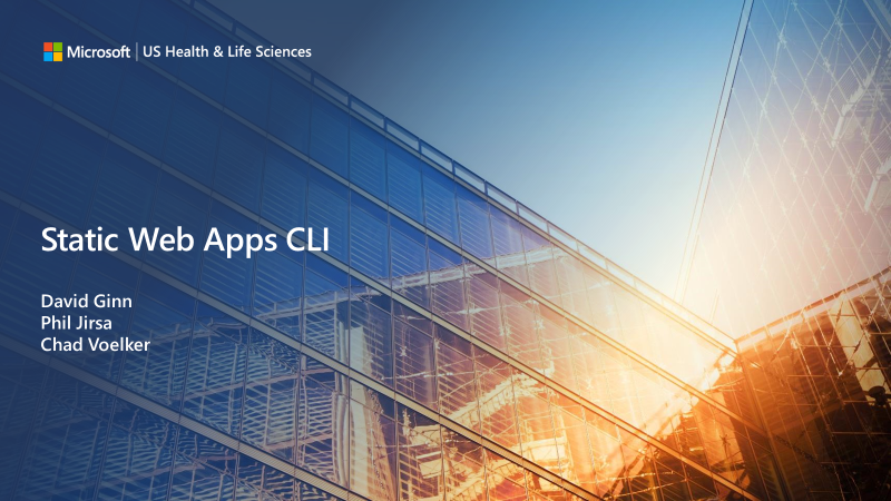 Local Development with the Azure Static Web Apps CLI | Microsoft Community Hub