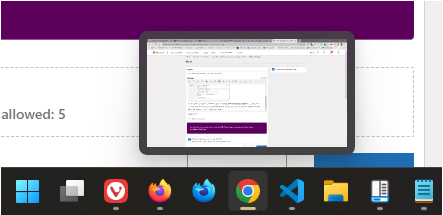 Taskbar hover over apps is not showing app title. | Microsoft Community Hub