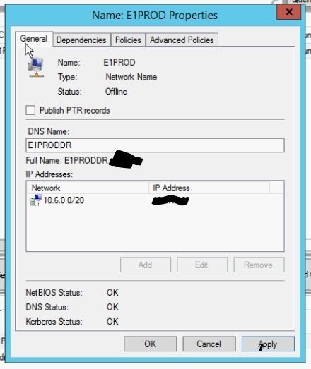 Access denied when renaming SQL Server MS 2012 cluster | Microsoft ... Access denied when renaming SQL Server MS 2012 cluster | Microsoft ...