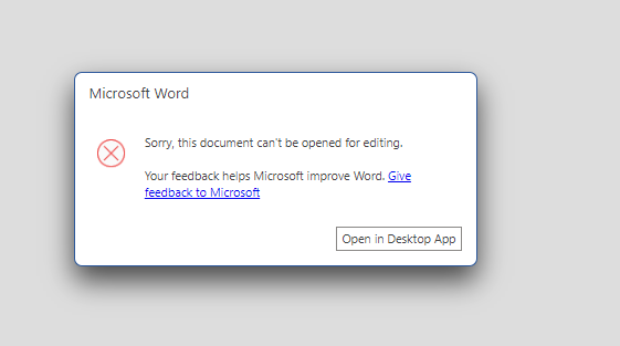 Unable to open word document from SharePoint Online | Microsoft Community Hub