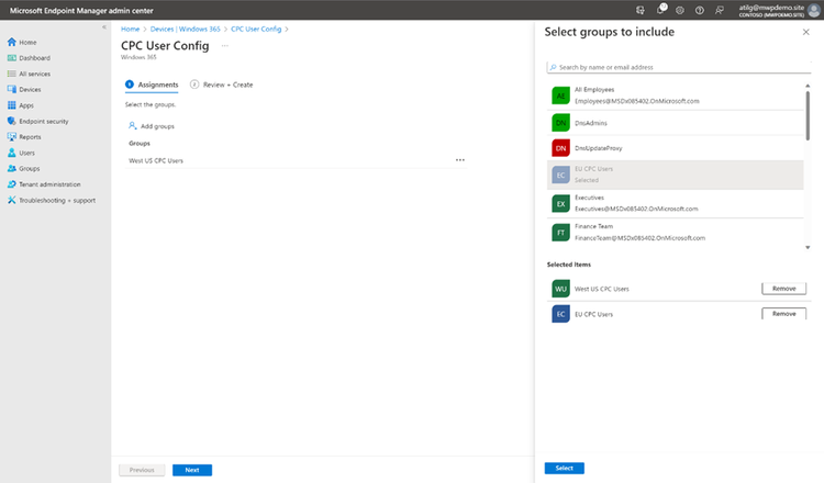Moving a Windows 365 Cloud PC From One DC Region to Another - MS Hosted ...