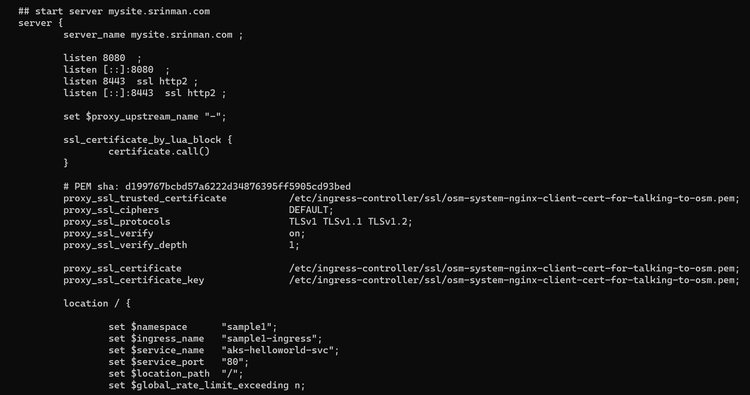 Web application routing, Open service mesh and AKS | Microsoft Community Hub