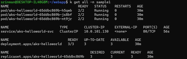 Web application routing, Open service mesh and AKS | Microsoft Community Hub